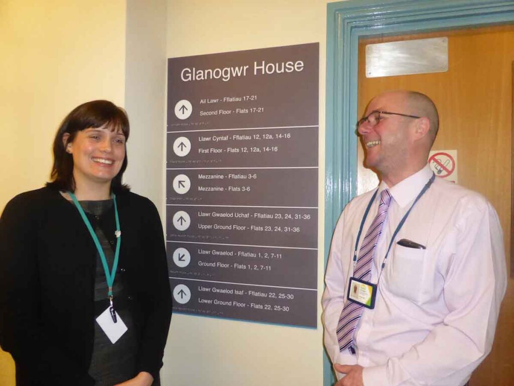 Hafod Housing are Visibly Better thanks to RNIB Cymru - AberdareOnline